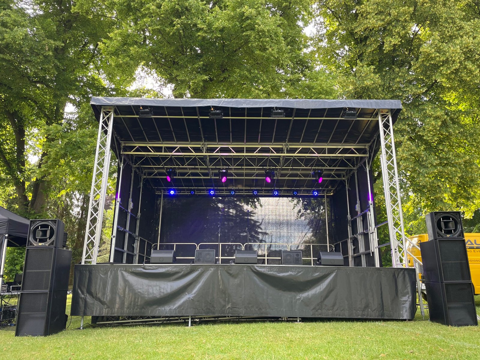 Mobile Outdoor Trailer Stage Hire | SB Audio Solutions, Wiltshire